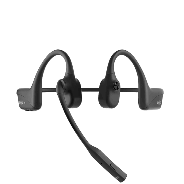 SHOKZ OpenComm2 Wireless Bluetooth Bone Conduction Headset with Type C ...